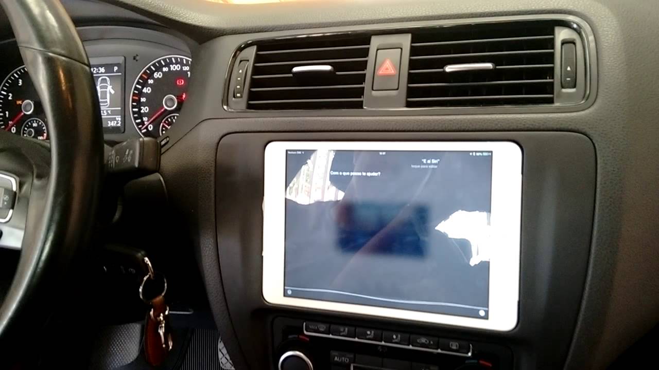 2012 vw jetta ipad mini in dash - YouTube