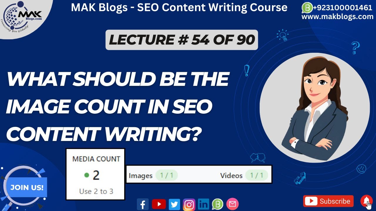 What Should Be the Image Count in SEO Content Writing? | MAK Blogs # ...