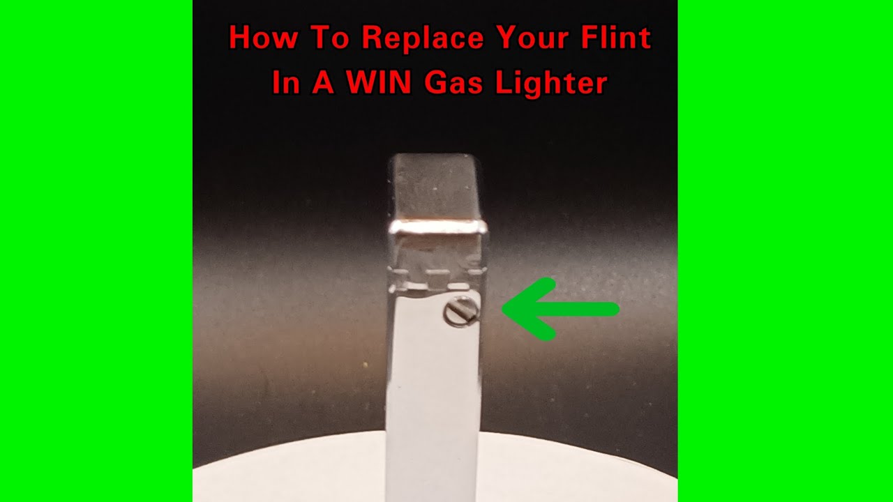 How To Replace The Flint In Your Vintage WIN Gas Cigarette Lighter ...