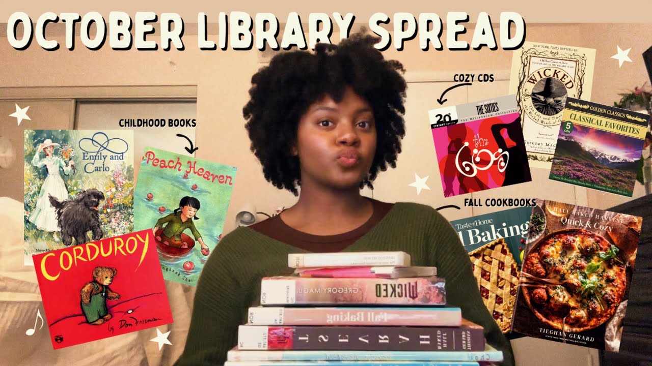 Cozy October Library Haul 🎃🍁| Books, Childhood Favorites, Music & Fall ...