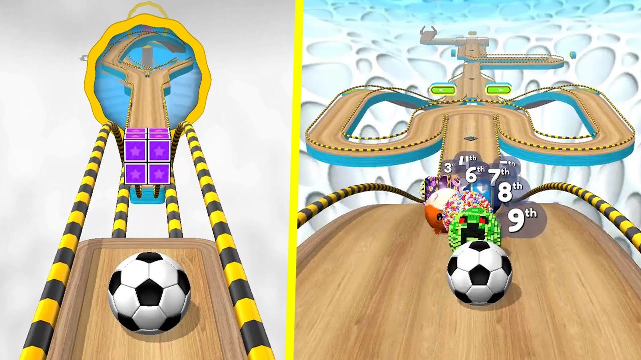 ⚽🎯🌈Portal Run Vs Epic Race Going Balls Gameplay #24 - YouTube