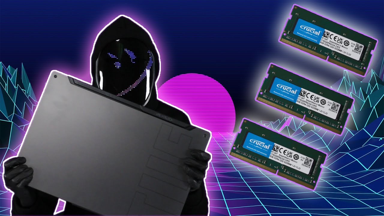 How to Upgrade laptop RAM - ASUS TUF Gaming F17 - YouTube