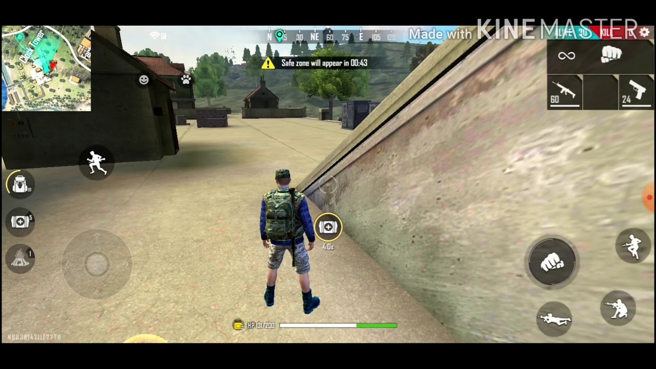Free fire gameplay landing on clock tower by pearsons Hindustani gamer ...