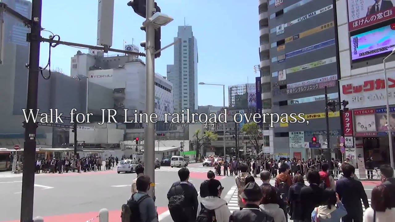 Omotesando Crossing to Shibuya Sta. - YouTube