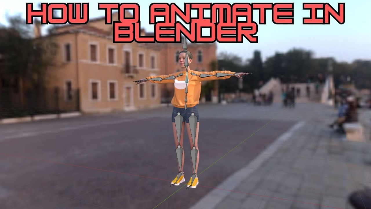 How to import and animate a character in blender (Tutorial guide) - YouTube