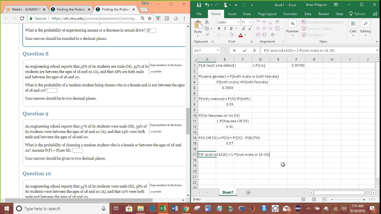 Finding Probability of Events Checkpoint 2 - YouTube