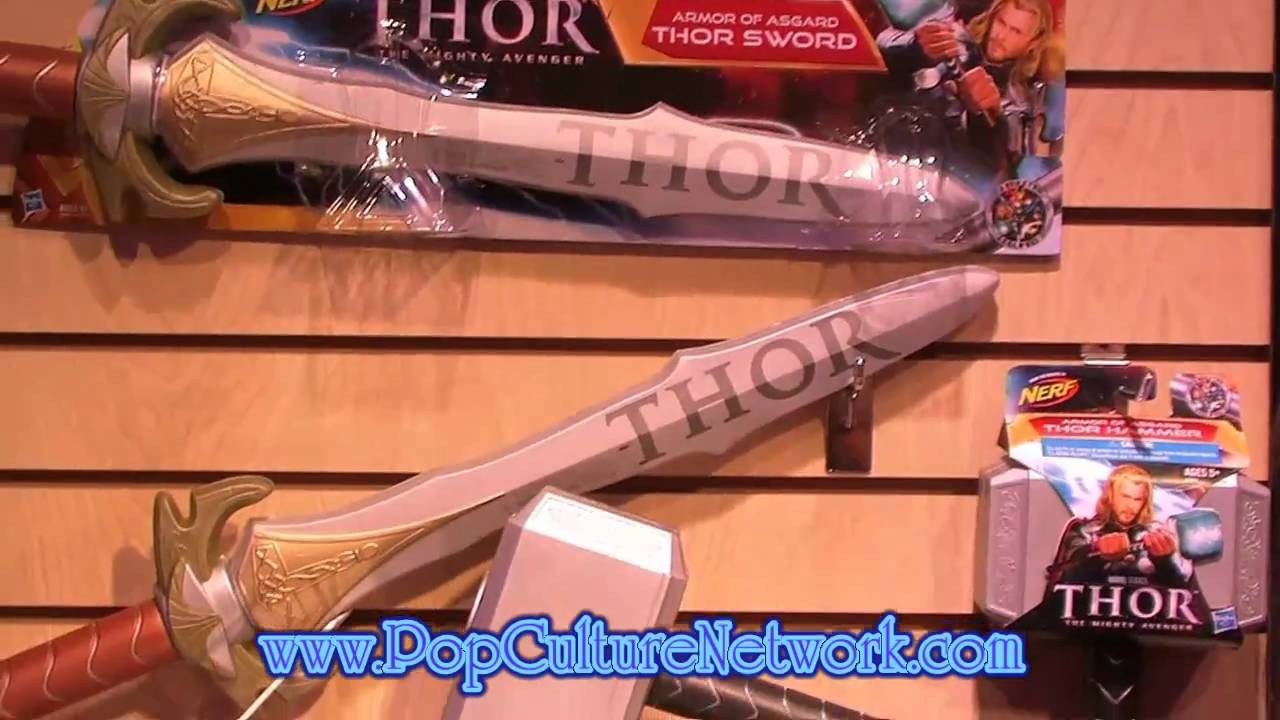 New York Toy Fair 2011 Hasbro Thor Toy Line Sneak Peak - YouTube