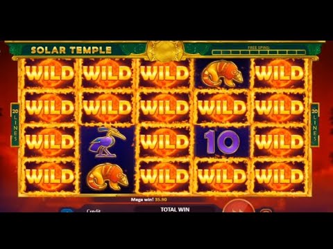 Solar Temple Big Win Playson Slot - YouTube