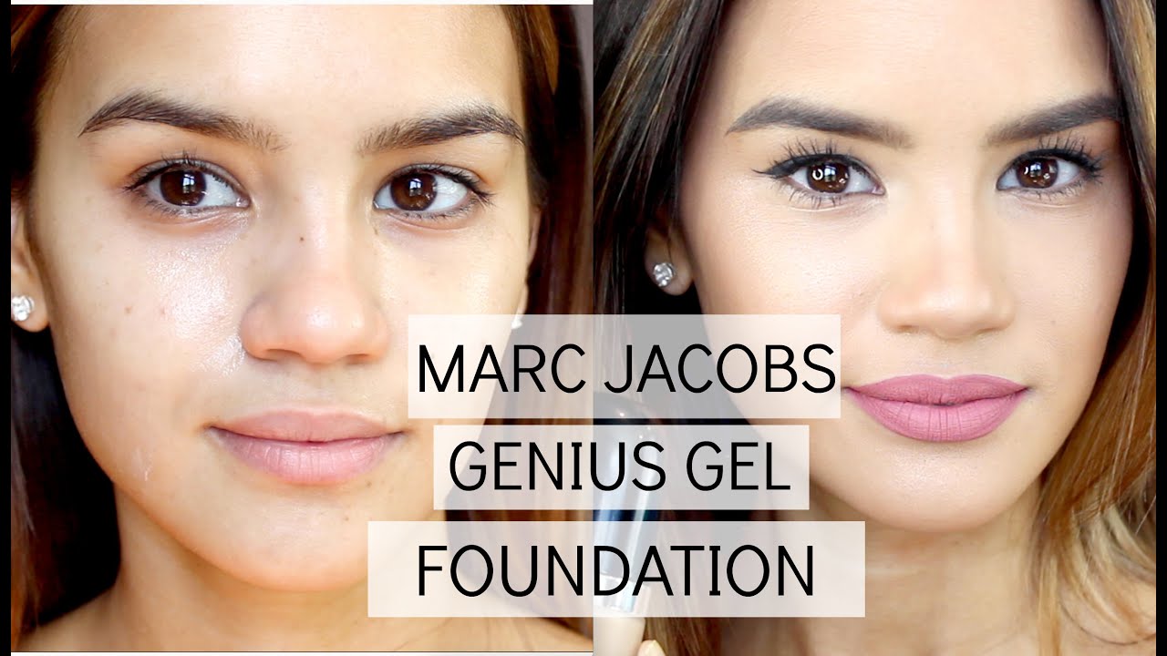 Marc Jacobs Genius Gel Foundation | Demo & Review - YouTube