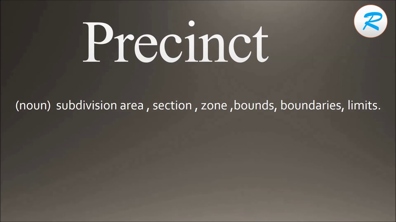 How to pronounce Precincts - YouTube