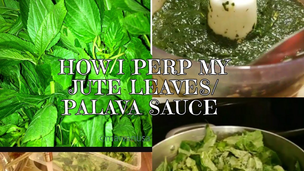 HOW I PERP MY JUTE LEAVES/ LIBERIAN PALAVA SAUCE - YouTube