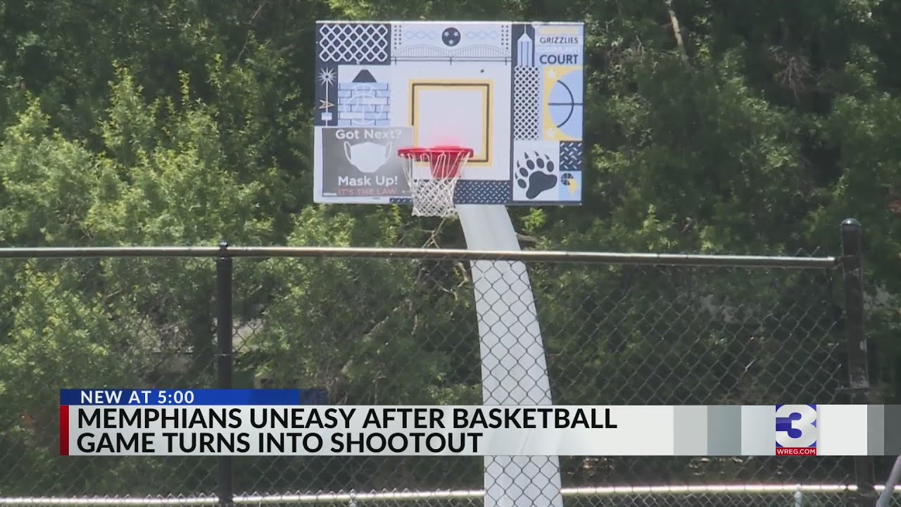 Bullets fly at Binghampton basketball court - YouTube
