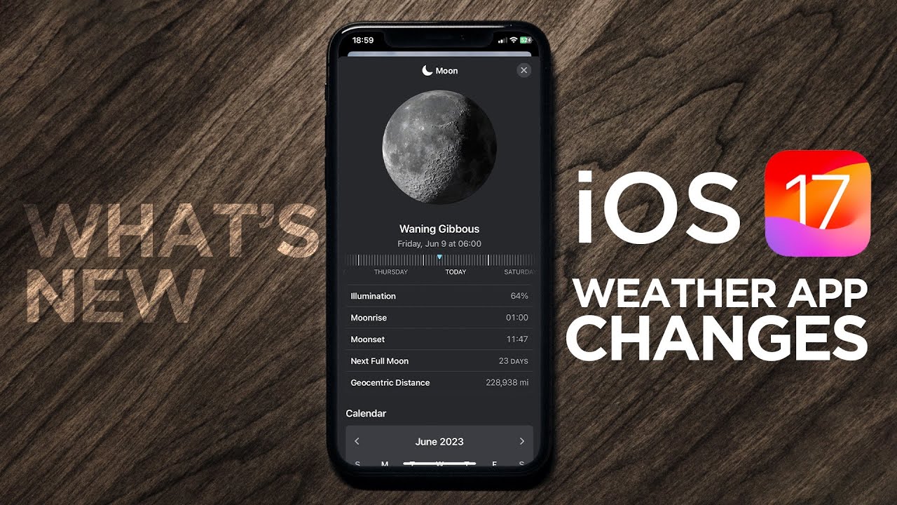 What's new in iOS 17 Weather app 2023 - YouTube