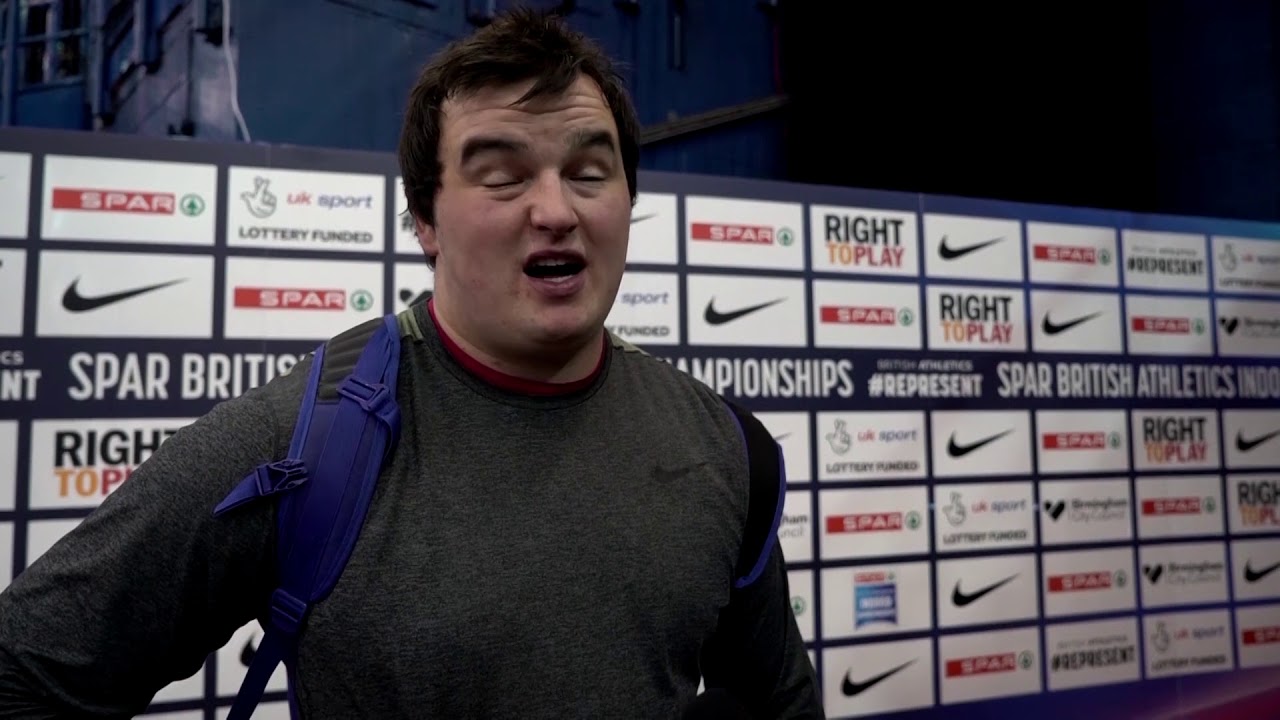 Scott Lincoln - Men's Shot Put Final - SPAR British Athletics Indoor ...