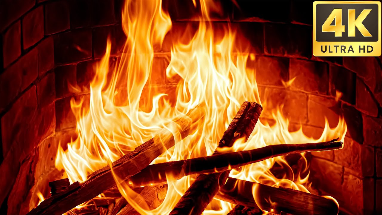 🔥 Christmas Fireplace Bliss | Relax and Unwind with Crackling Sounds ...