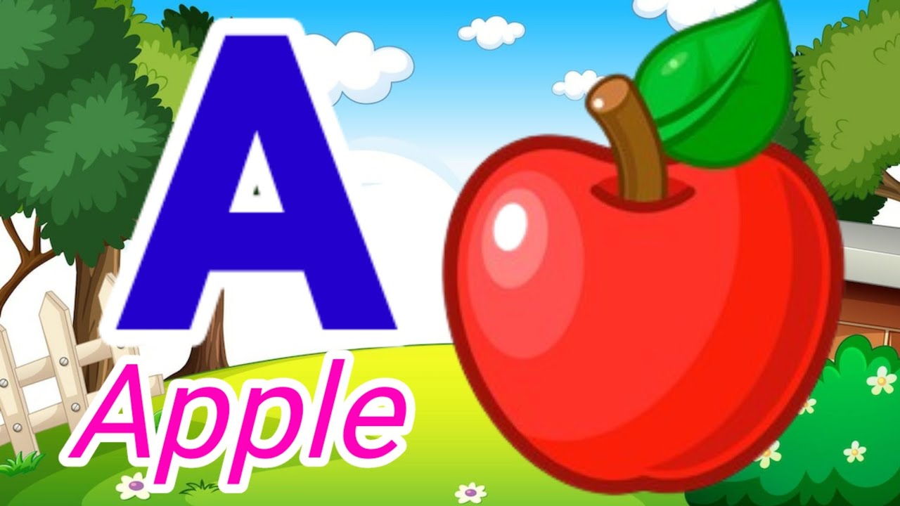 अ से अनार।a for apple।abcd। phonics song।a for apple b for ball c for ...