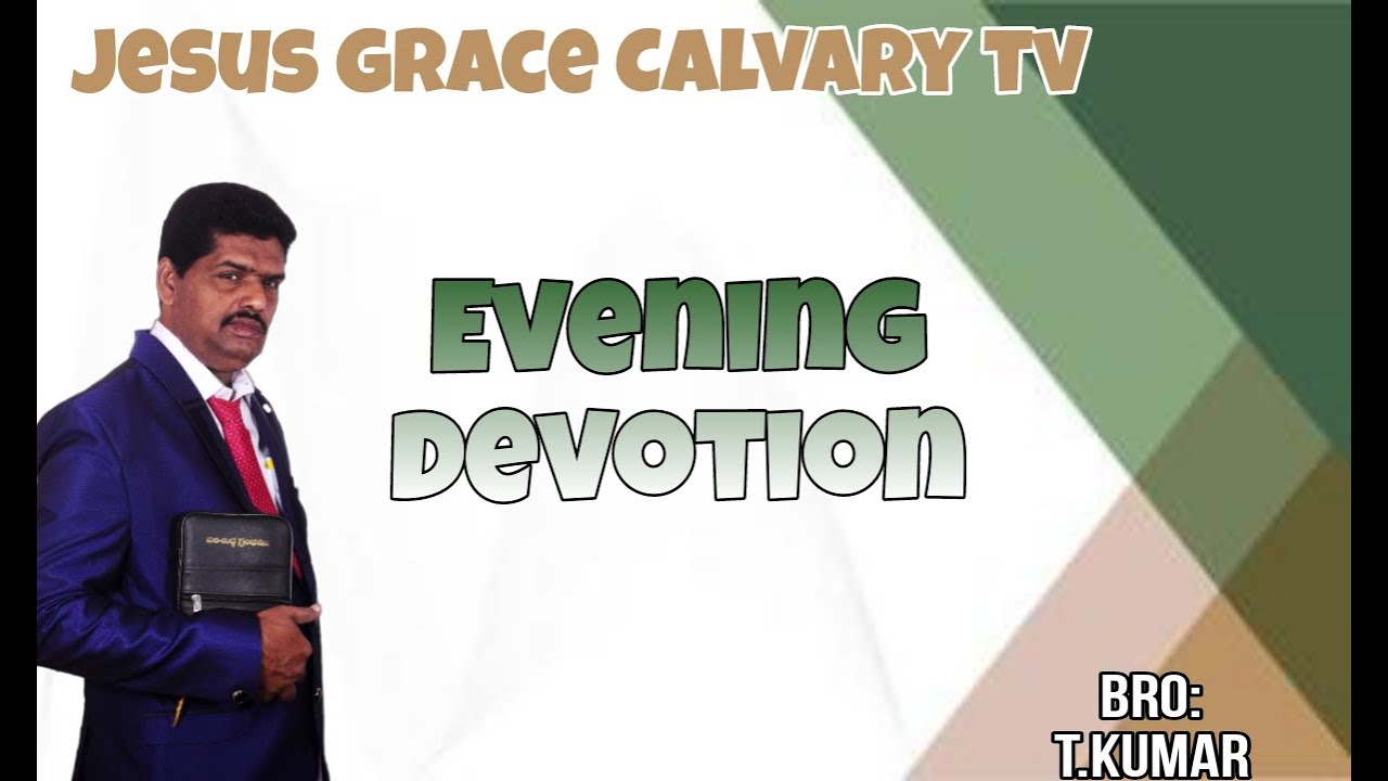 evening devotion - YouTube