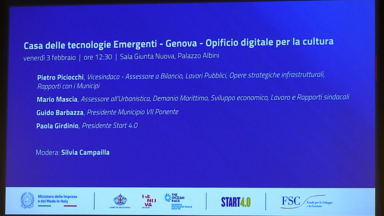 La Casa delle Tecnologie emergenti a Prà - YouTube