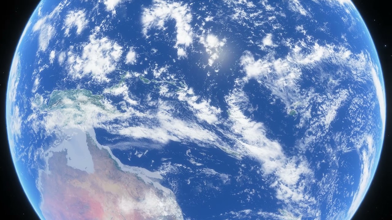 Zoom in and out on Earth, SpaceEngine is gorgeous. - YouTube