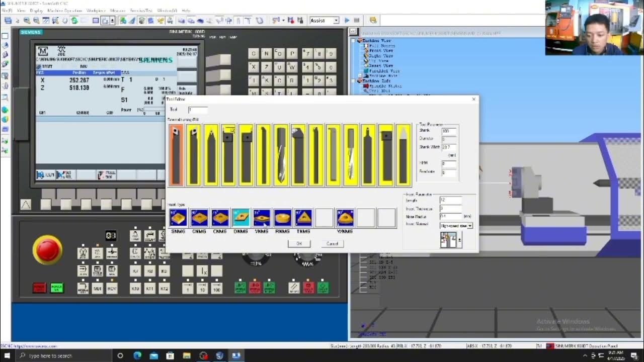 Tutorial Setting Tool and Workpiece - SWANSOFT CNC (SSCNC) - YouTube