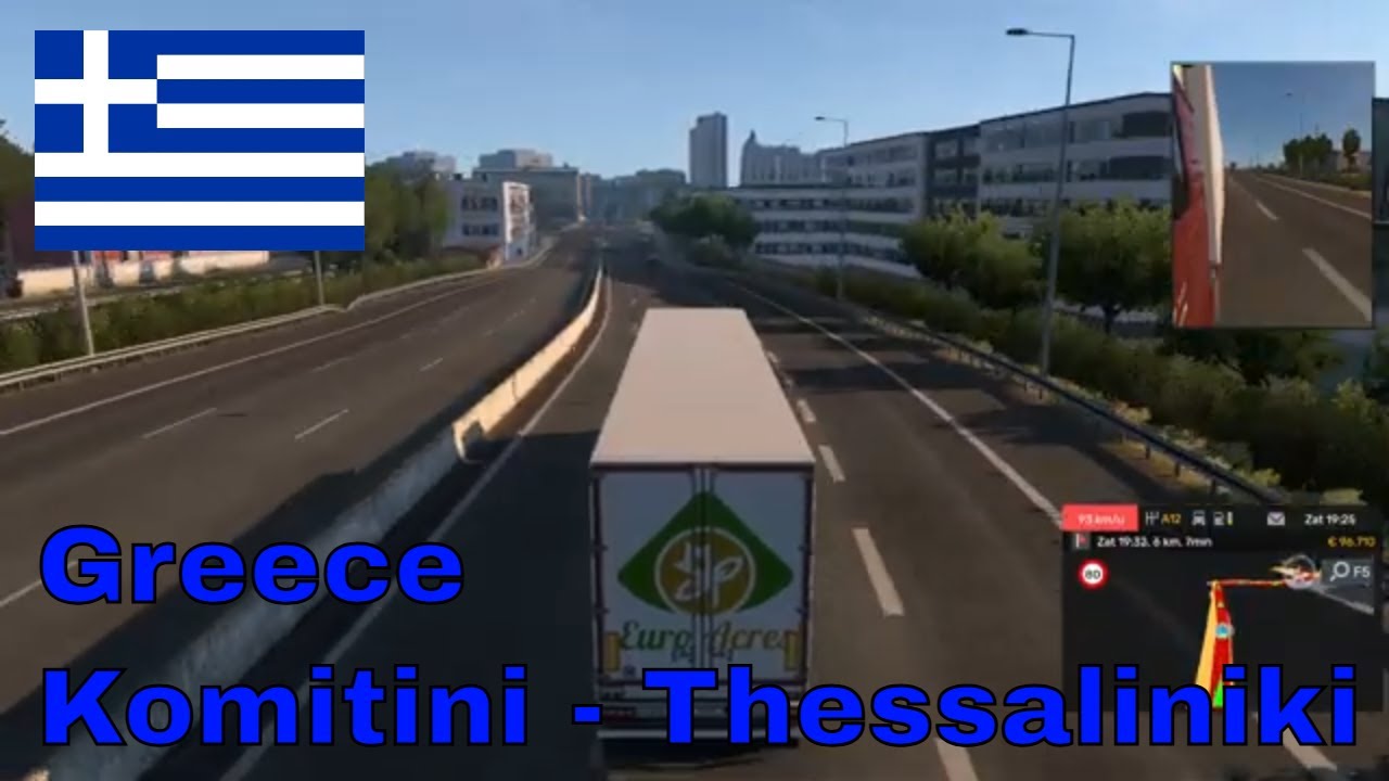 Euro Truck Simulator 2 Greece Komotini - Thessaloniki Promods 2.72 ...