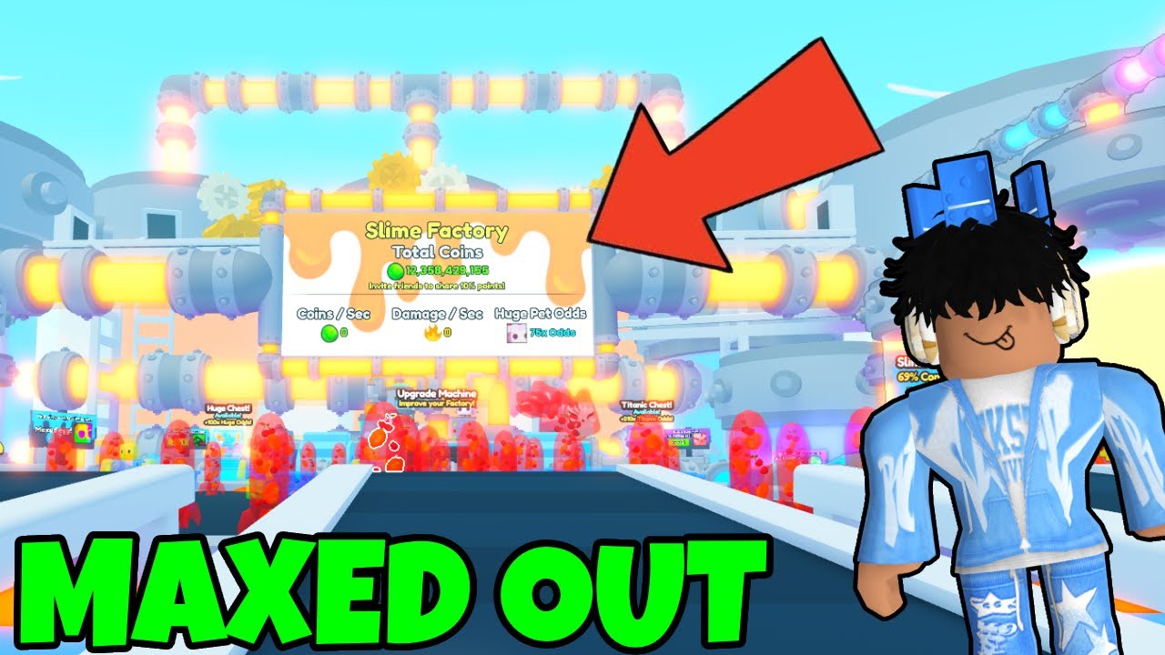 I Maxed Out The Slime Event PT2 In Pet Sim 99 (Roblox) - YouTube