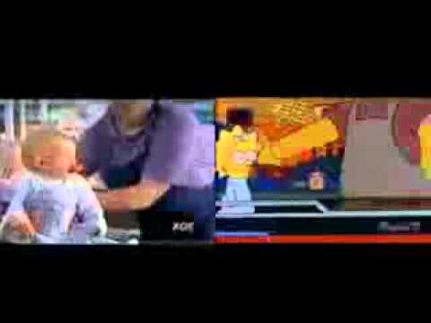 Cartoon vs Real Life The Simpsons Intro - YouTube