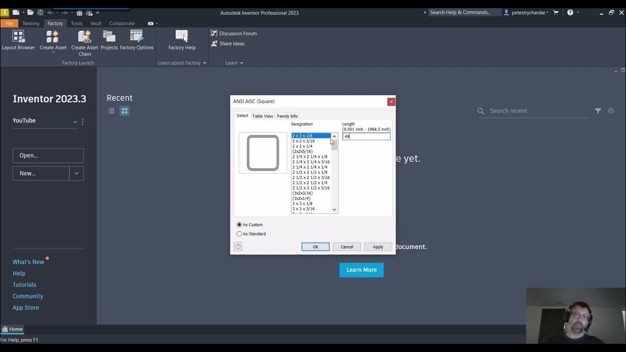 Inventor Tips & Tricks - Fast Content Center Parts with the Open Command - YouTube