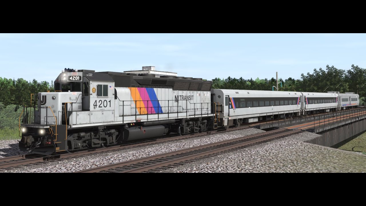 NJT Atlantic City Line at Cherry Hill Station (Trainz Plus) - YouTube