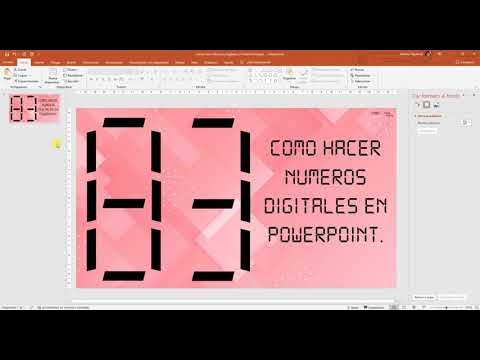 Cómo Hacer Números Digitales En PowerPoint - YouTube