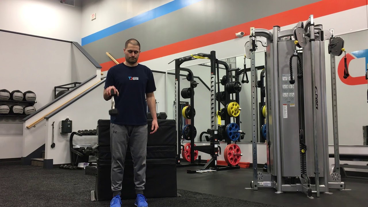 DB 1-Arm Bells Grip Bicep Curl - YouTube