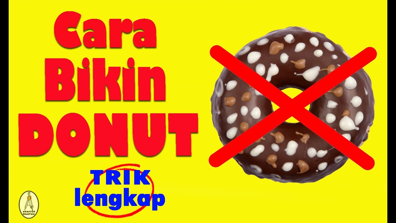 Cara Menggunakan Perintah Donut di Autocad - YouTube