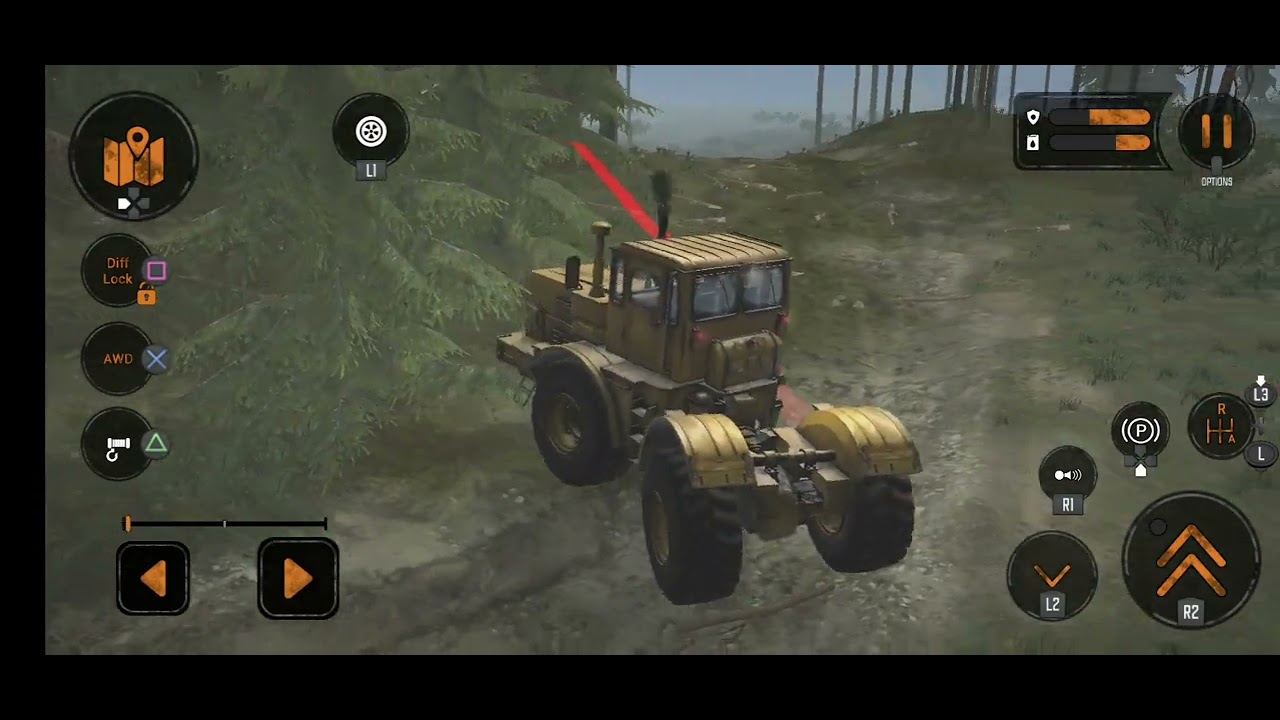 Открыл все смотрянные точки. Прохождение карты The Bog [Mudrunner] #2. - YouTube