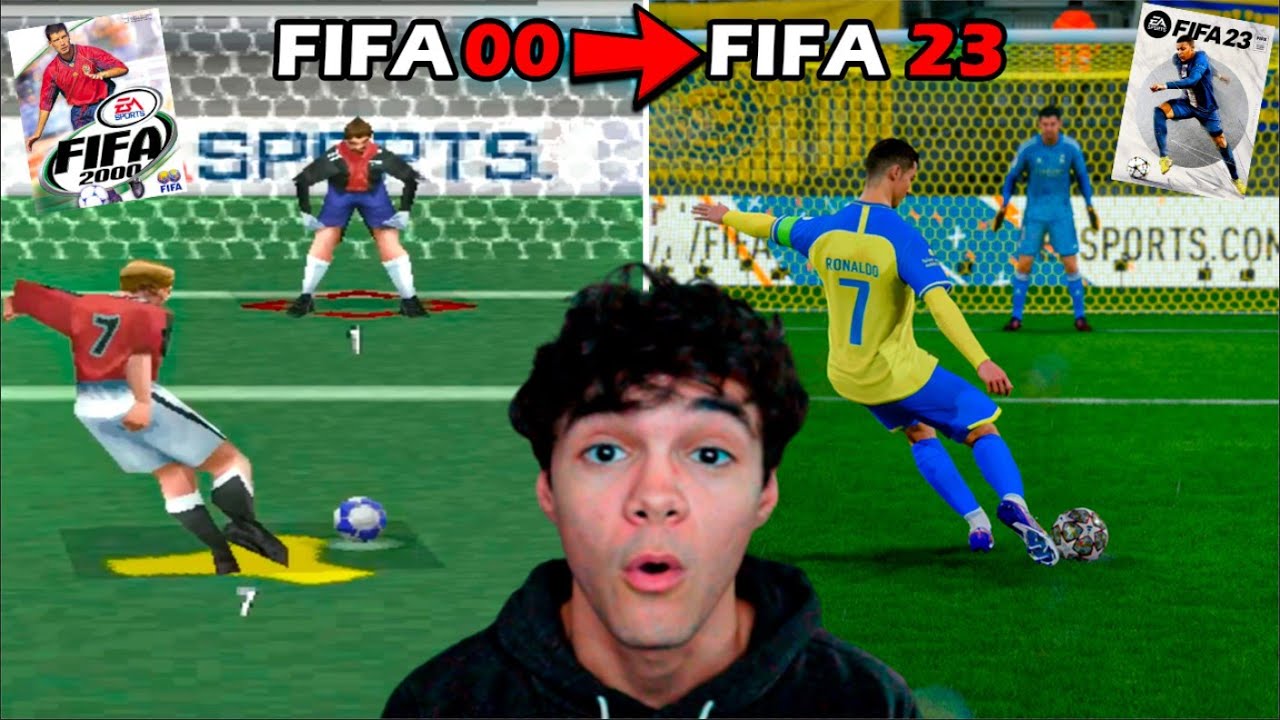 ¡JUEGO UNA TANDA DE PENALTIS EN CADA FIFA! (FIFA 00 - 23) - YouTube