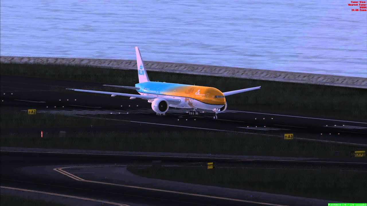 B777 Cathey VHHH RWY07L takeoff - YouTube