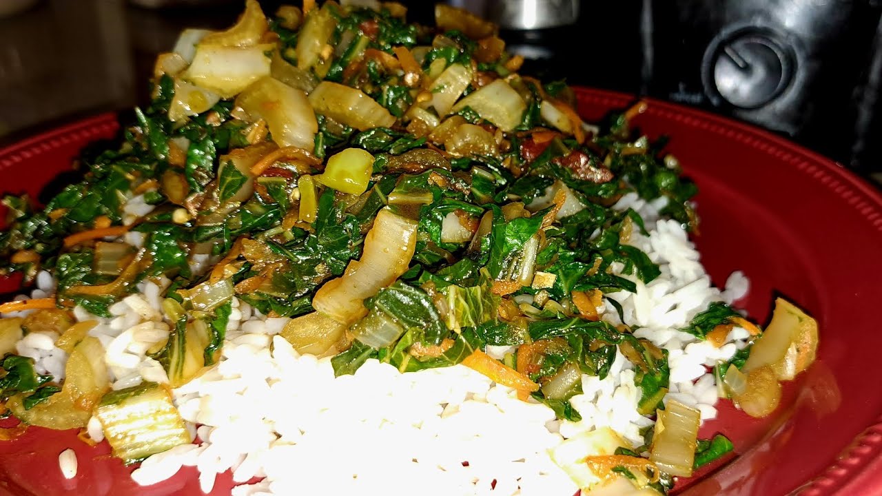 How to make Trini/Chinese style Patchoi Stir Fry( bok choy, pok choi ...