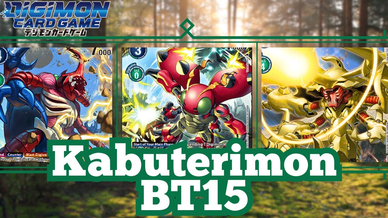 HerculesKabuterimon IS FINALLY DECENT!! BT15 Deck Profile - YouTube