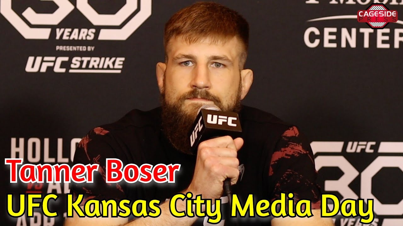 Tanner Boser Releasing Cook Book Soon....Maybe | UFC Kansas City - YouTube