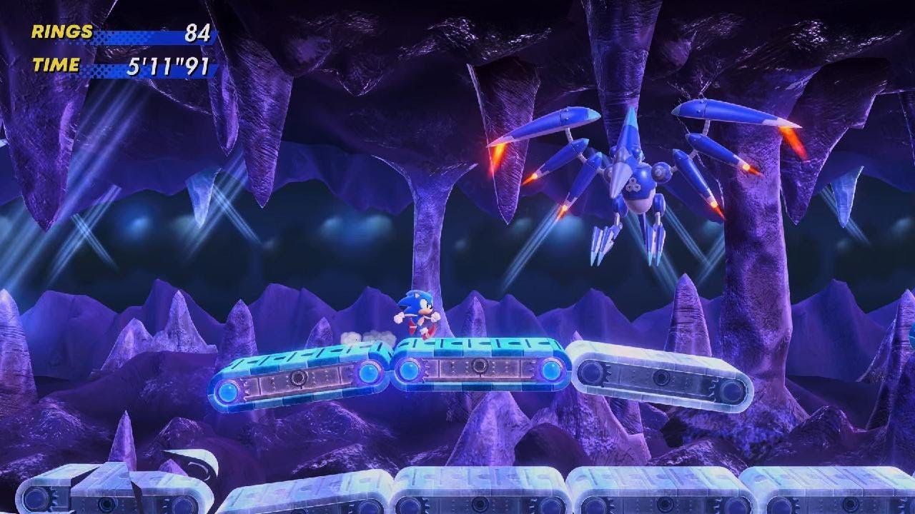 SONIC SUPERSTARS - Frozen Base Act 1 Boss Fight - YouTube