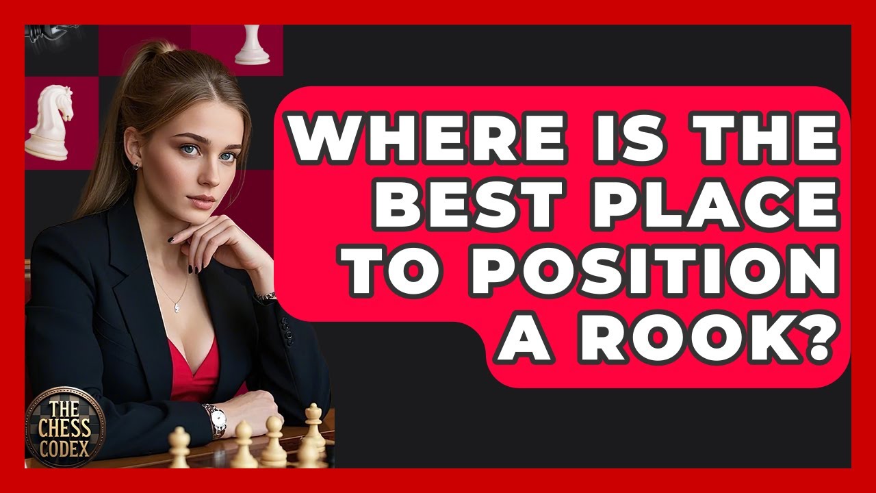 Where Is The Best Place To Position A Rook? - The Chess Codex - YouTube