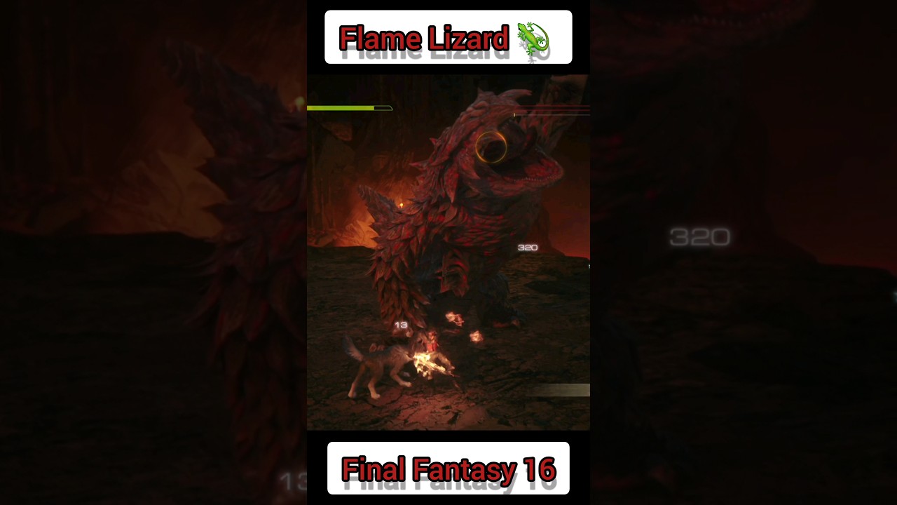 FF16 Flame Lizard 🦎🔥 - YouTube