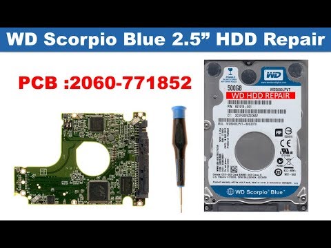 WD WD5000LPVT WD5000BPVT WD5000BMVV WD3200LPVT 2060 771852 001 repair ...