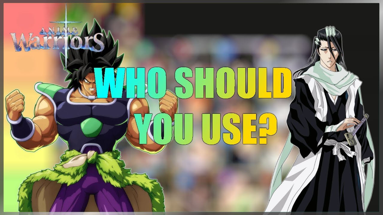 The BEST NEW ROBLOX ANIME WARRIORS TIER LIST | WHO YOU SHOULD GET IN ...