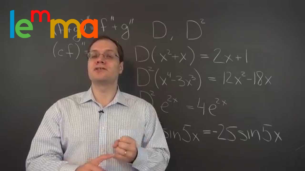 Linear Algebra 15h: The Derivative as a Linear Transformation - YouTube