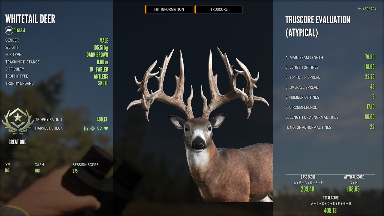 theHunter Call of the Wild | Whitetail Great One | 1 GO on the map ...