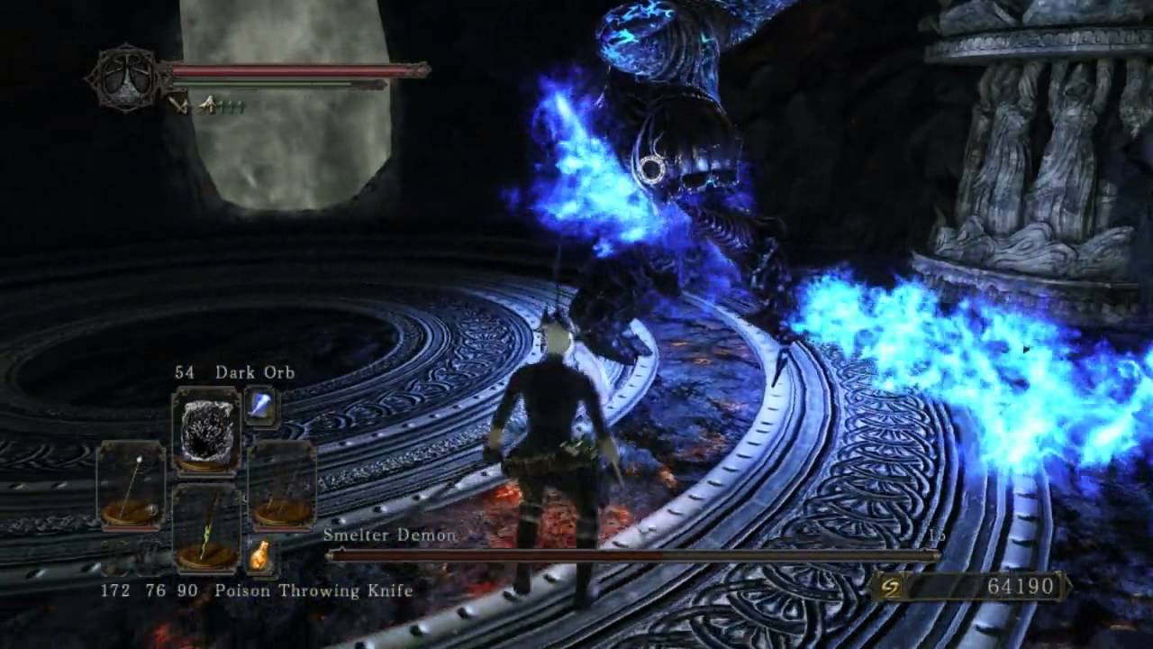Dark Souls 2 Blue Smelter Demon Boss Fight - Ranged (Mostly) No Shield ...