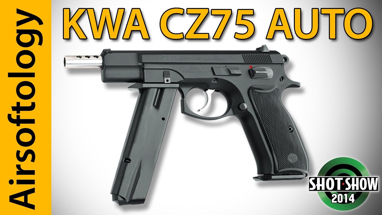 CZ 75 Auto | KWA | SHOT Show 2014 | Airsoftology - YouTube