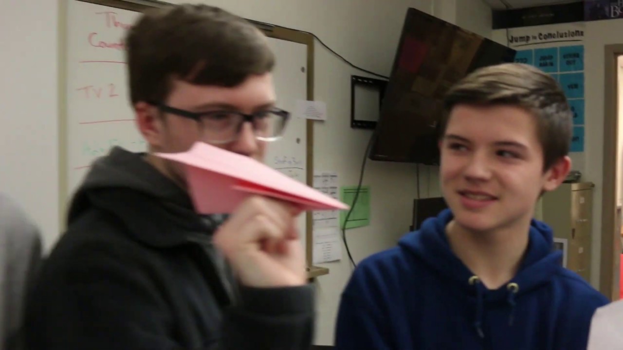 Flying Paper Airplanes: A Study of Aerodynamics - YouTube