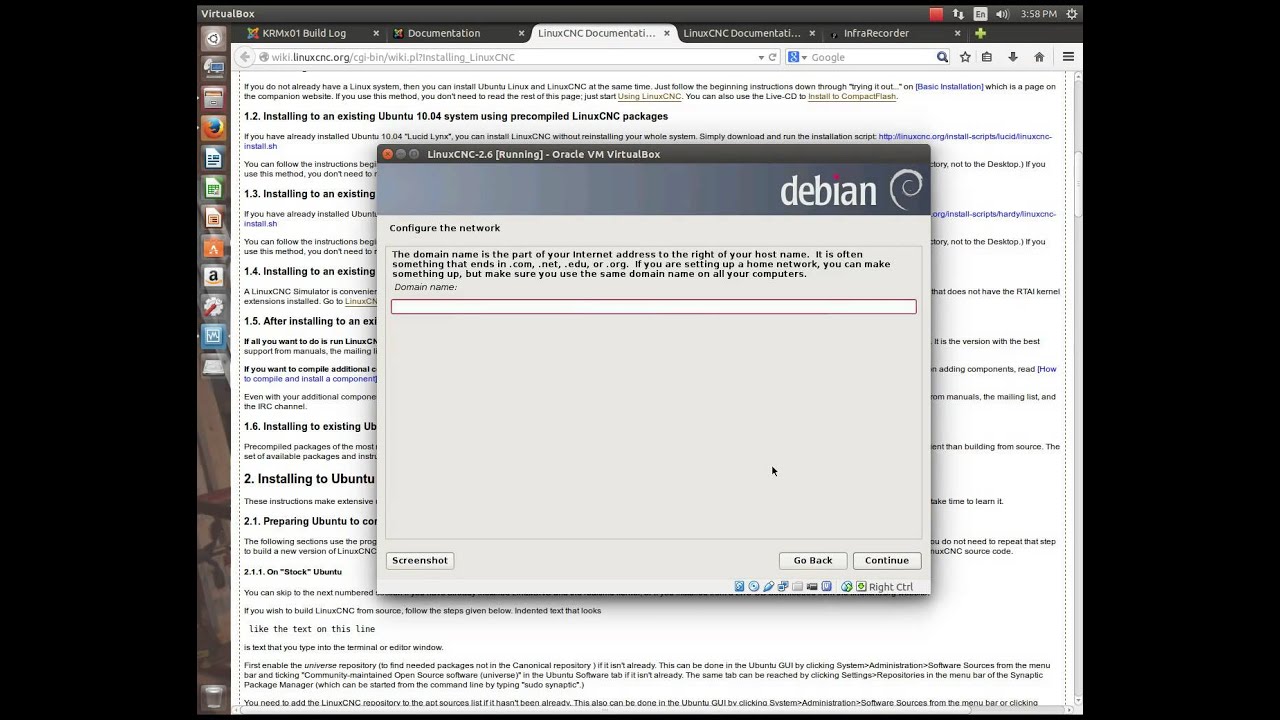 Installing LinuxCNC 2.6.0 from the binary.hybrid.iso - YouTube