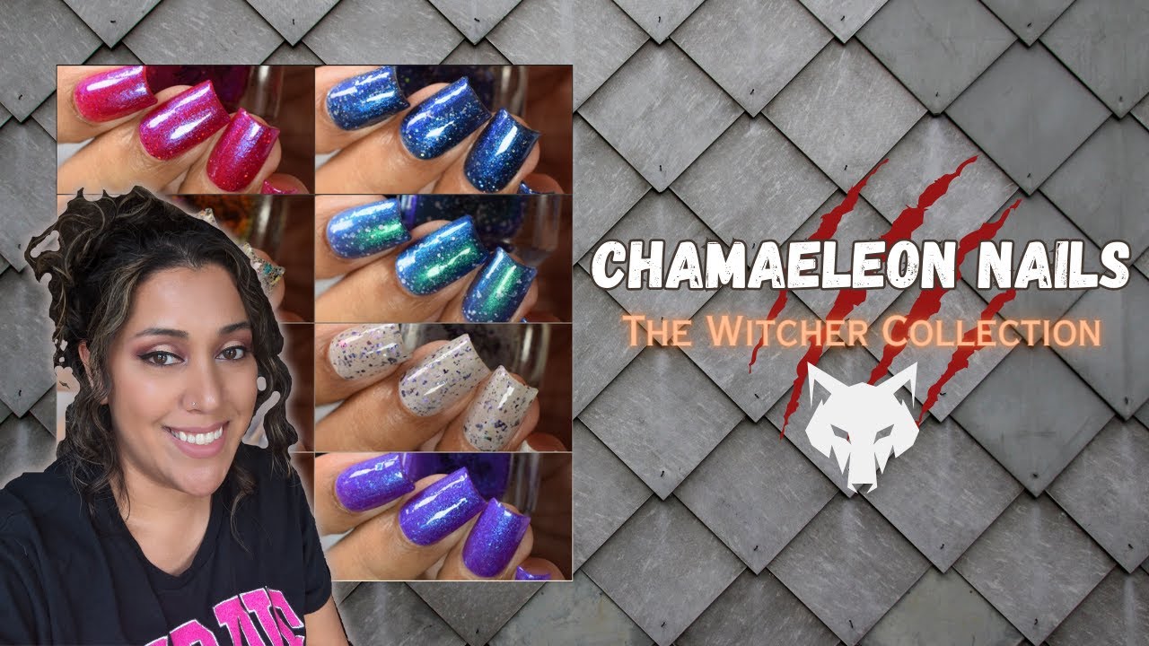 Chamaeleon Nails: The Witcher Collection 🐺 ⚔ - YouTube